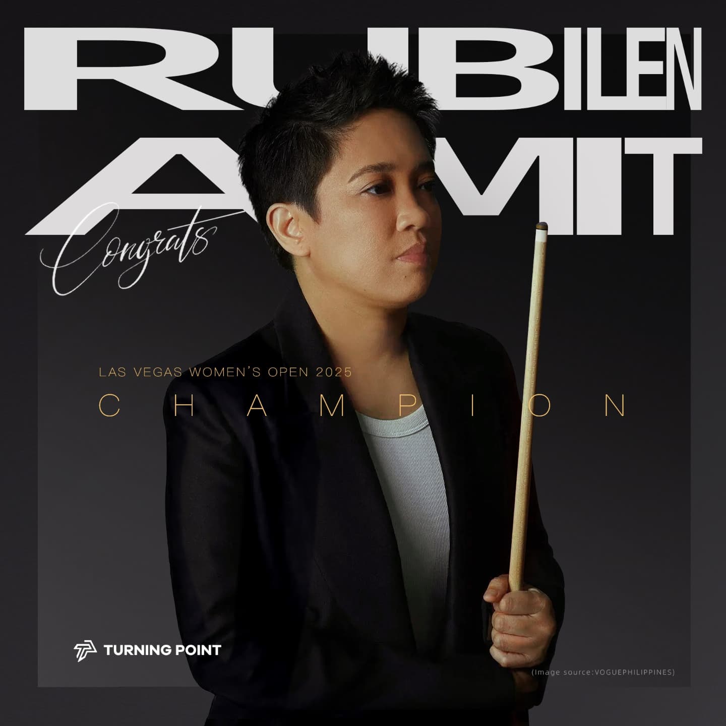 Huge Congratulations to Rubilen Amit – A Champion with TP Pro+ Green S ...